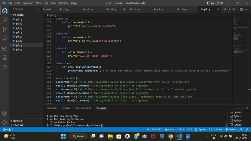 Aviral Khare on LinkedIn: #coding #python #polymorphism #ducktest # ... Aviral Khare on LinkedIn: #coding #python #polymorphism #ducktest # ...