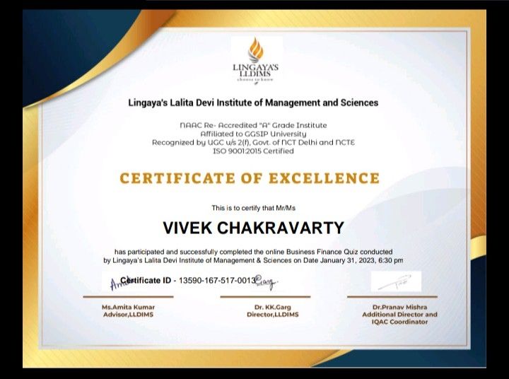 Vivek Chakravarty on LinkedIn: #connections #business #experience #finance Vivek Chakravarty on LinkedIn: #connections #business #experience #finance