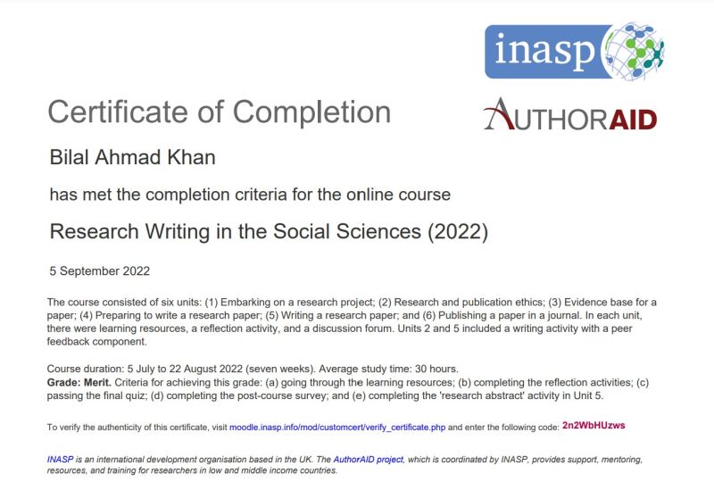 Bilal Ahmad Khan posted on LinkedIn Bilal Ahmad Khan posted on LinkedIn