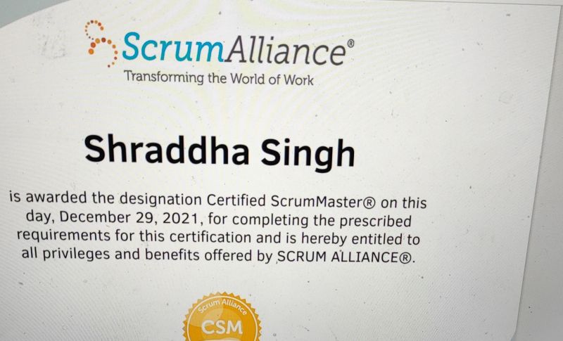 Shraddha Singh (MBA IT , ITIL V3, CSM ,CSPO) posted on LinkedIn Shraddha Singh (MBA IT , ITIL V3, CSM ,CSPO) posted on LinkedIn