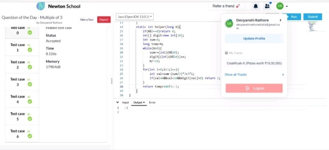 Devyanshi Rathore on LinkedIn: #day25 #30daysofcode #java #community # ... Devyanshi Rathore on LinkedIn: #day25 #30daysofcode #java #community # ...