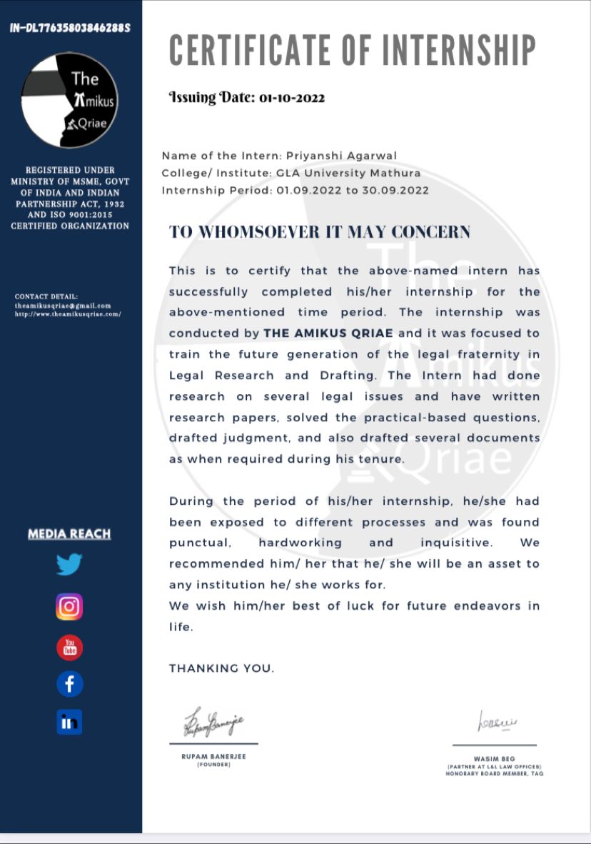 Priyanshi Agrawal on LinkedIn: #lawstudent #internship #virtual #oppo # ... Priyanshi Agrawal on LinkedIn: #lawstudent #internship #virtual #oppo # ...