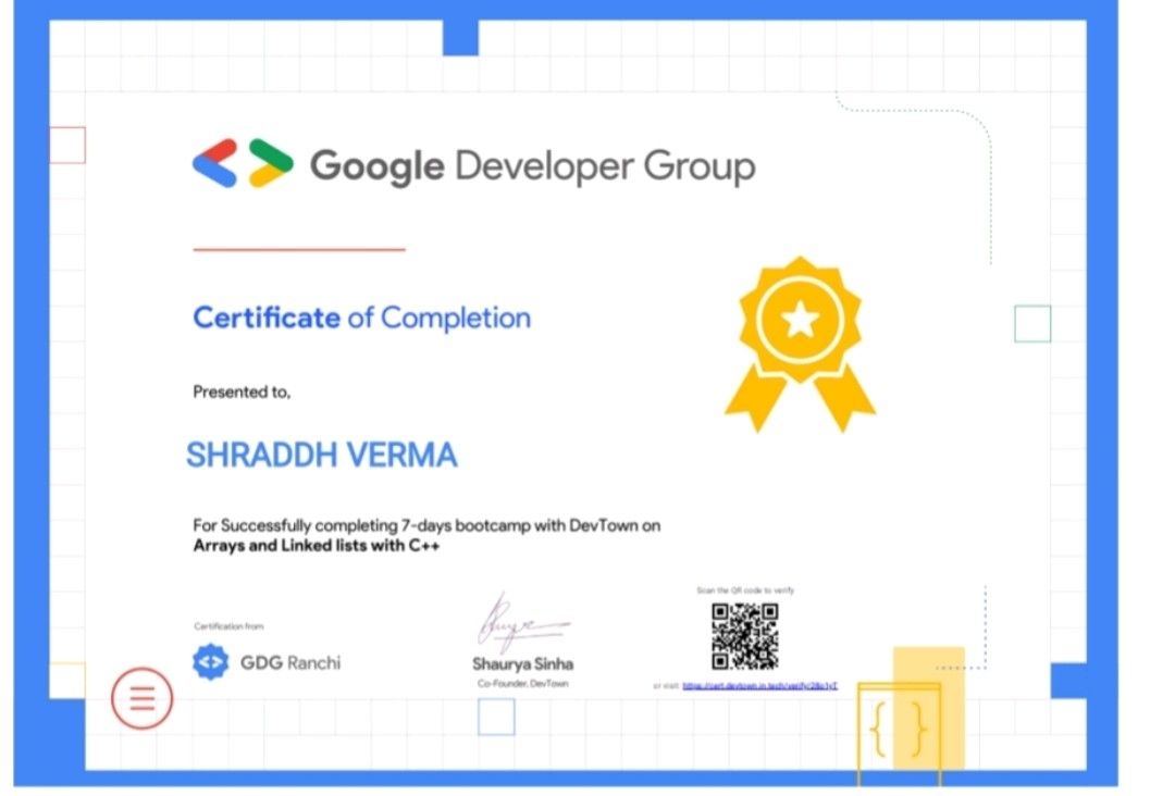 Shraddha Verma on LinkedIn: #devtown #googledeveloper # ... Shraddha Verma on LinkedIn: #devtown #googledeveloper # ...