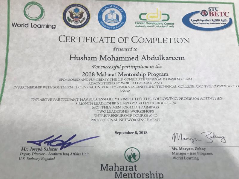 Husham Abdulkarem posted on LinkedIn Husham Abdulkarem posted on LinkedIn