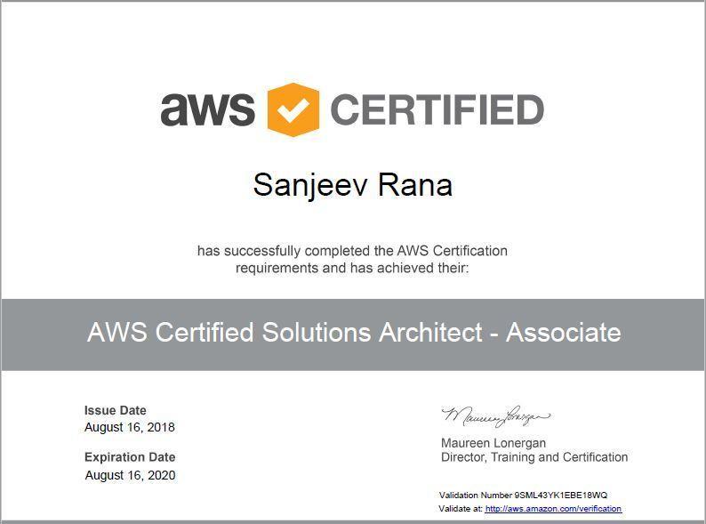 Sanjeev Rana on LinkedIn: Successfully Completed My First Cloud ... Sanjeev Rana on LinkedIn: Successfully Completed My First Cloud ...