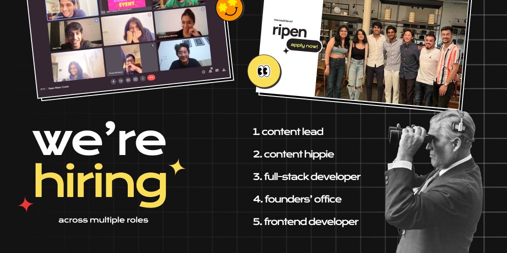 Ritvik Varghese on LinkedIn: 🔈 We're hiring for multiple roles at Ripen ... Ritvik Varghese on LinkedIn: 🔈 We're hiring for multiple roles at Ripen ...
