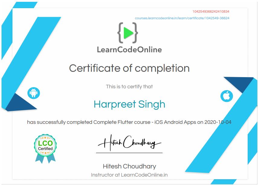 Harpreet Singh on LinkedIn: #reactjs #flutter #mernstack Harpreet Singh on LinkedIn: #reactjs #flutter #mernstack