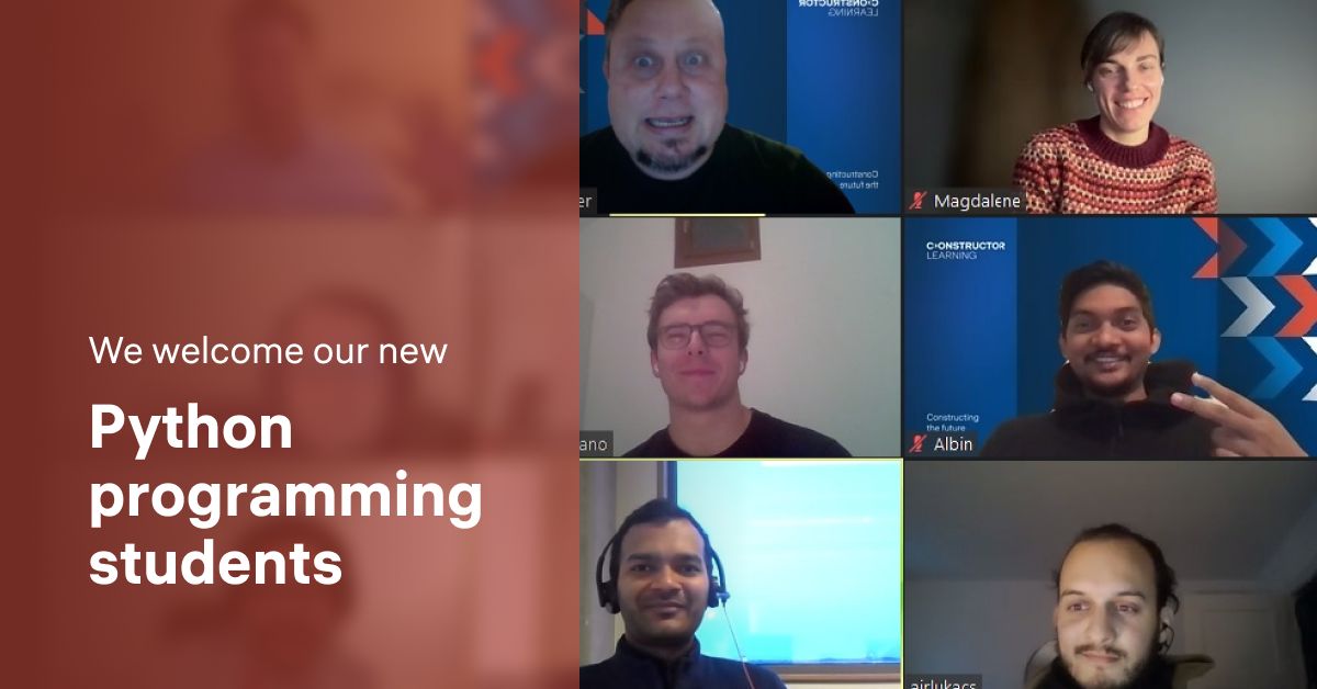 #python #programming #newstudents | Constructor Academy #python #programming #newstudents | Constructor Academy