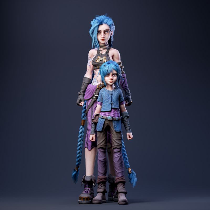 #b3d #jinx #arcance #powder #3dcharacter #realtime #gameart | Abhishek ... #b3d #jinx #arcance #powder #3dcharacter #realtime #gameart | Abhishek ...