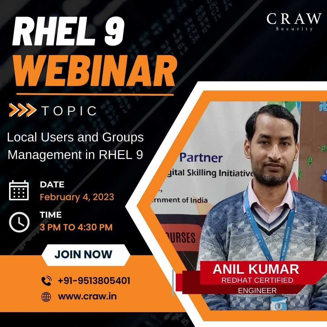 Pankaj Yadav on LinkedIn: #rhcsa #rhce #webinar #redhat #redhatlinux # ... Pankaj Yadav on LinkedIn: #rhcsa #rhce #webinar #redhat #redhatlinux # ...