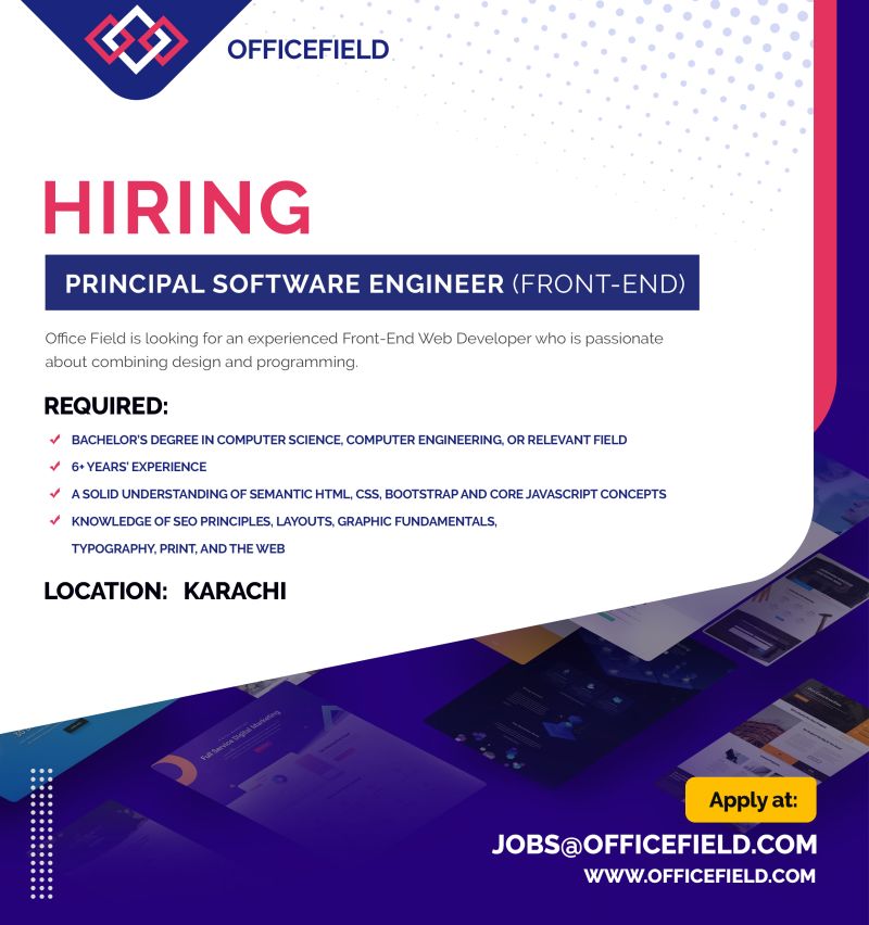 Office Field on LinkedIn: #jobs #it #frontend #principalfrontend # ... Office Field on LinkedIn: #jobs #it #frontend #principalfrontend # ...