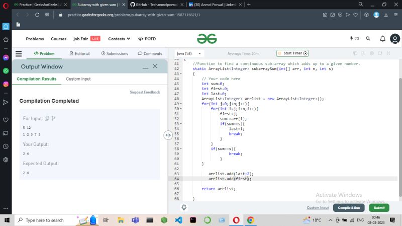 Anmol Porwal on LinkedIn: #100daysofcodechallenge #coding #vitbhopal Anmol Porwal on LinkedIn: #100daysofcodechallenge #coding #vitbhopal