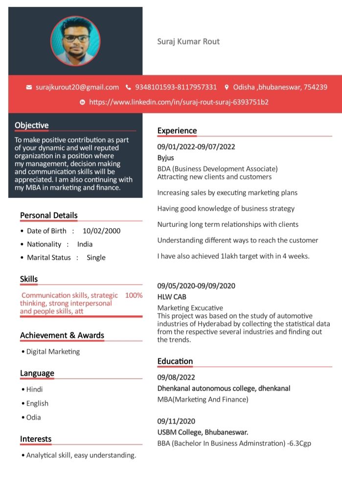 Suraj kumar Rout on LinkedIn: I have completed my MBA in Marketing and ... Suraj kumar Rout on LinkedIn: I have completed my MBA in Marketing and ...