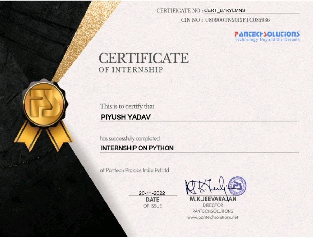 Piyush Yadav on LinkedIn: #python Piyush Yadav on LinkedIn: #python