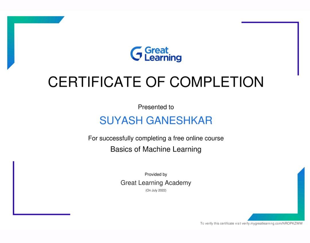 Suyash Ganeshkar on LinkedIn: #machinelearning Suyash Ganeshkar on LinkedIn: #machinelearning