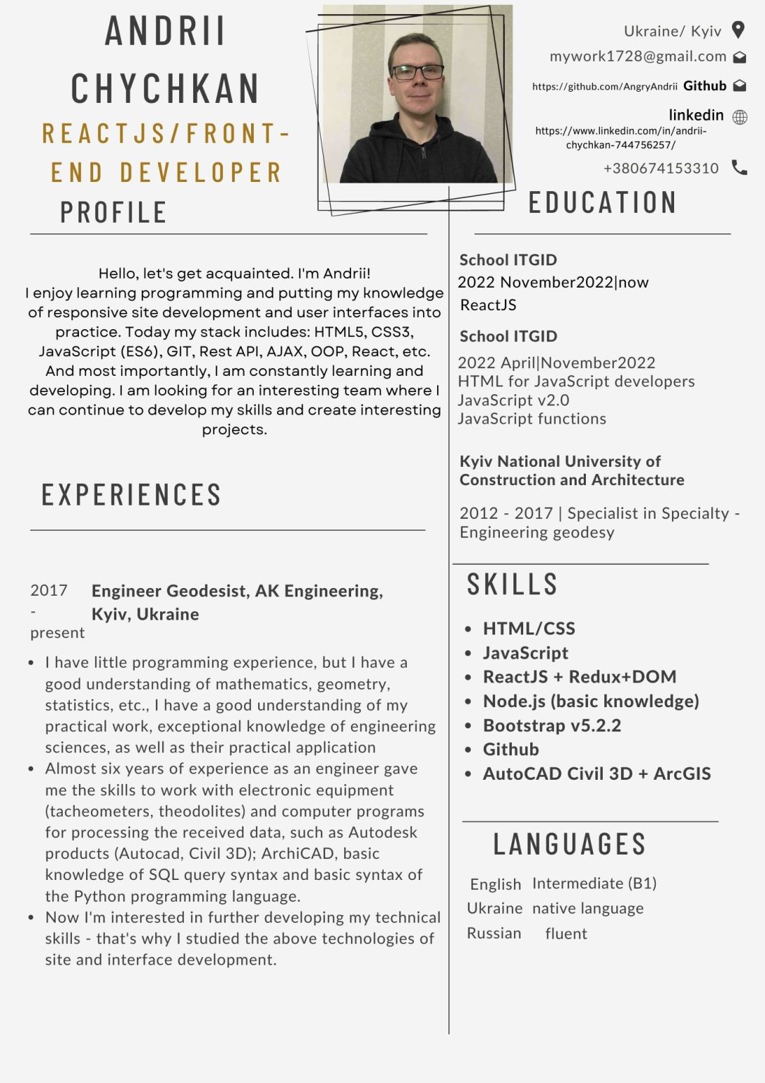 Andrii Chychkan on LinkedIn: #javascript #reactjs #css #html #job # ... Andrii Chychkan on LinkedIn: #javascript #reactjs #css #html #job # ...