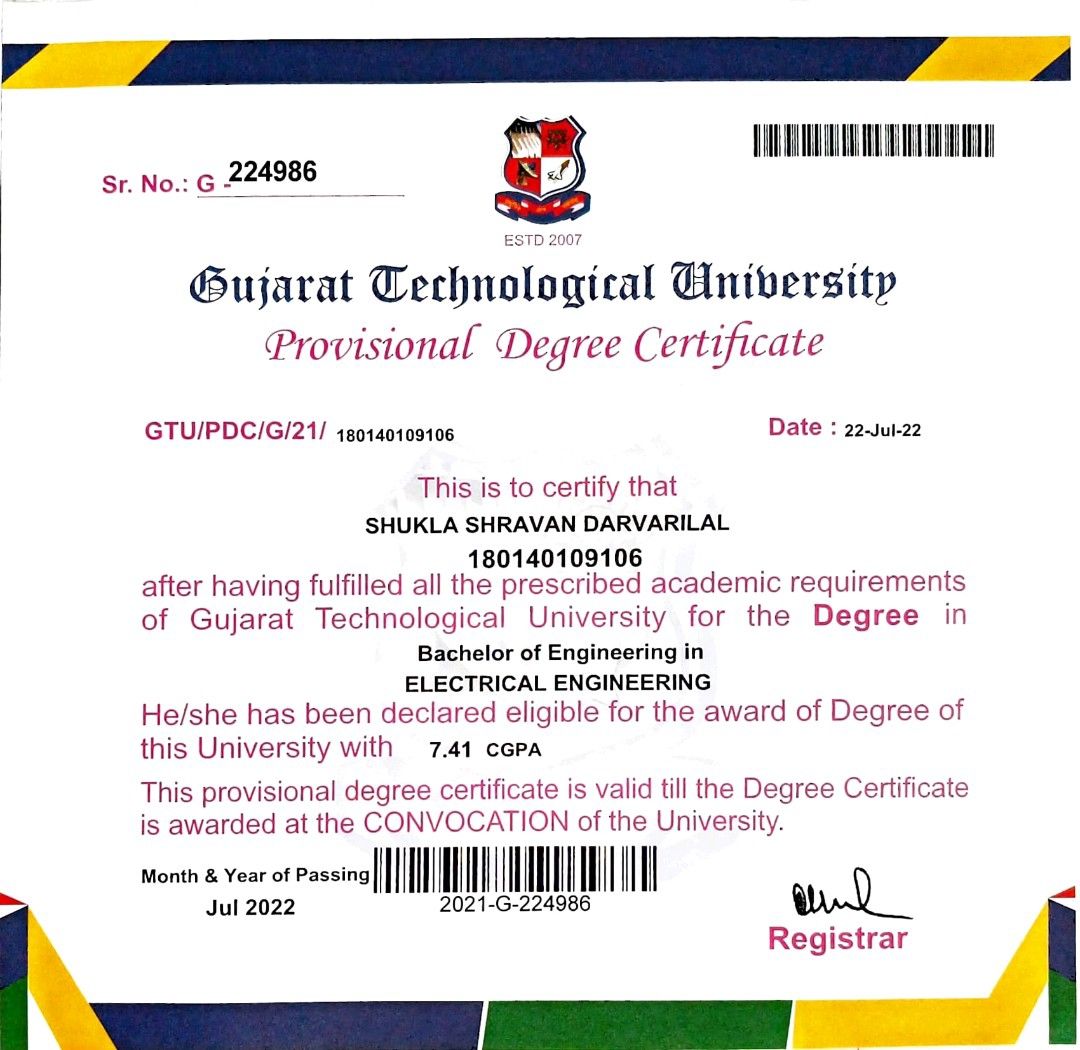 shravan shukla on LinkedIn: #degree #certificate shravan shukla on LinkedIn: #degree #certificate