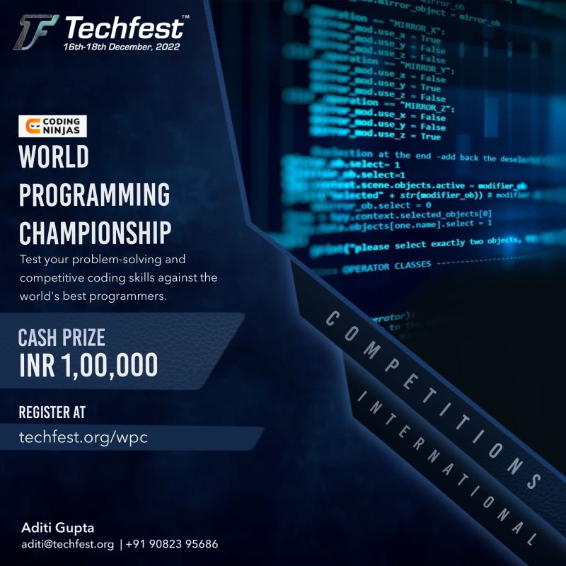 Techfest, IIT Bombay on LinkedIn: #programming #coding #codingninjas #c ... Techfest, IIT Bombay on LinkedIn: #programming #coding #codingninjas #c ...
