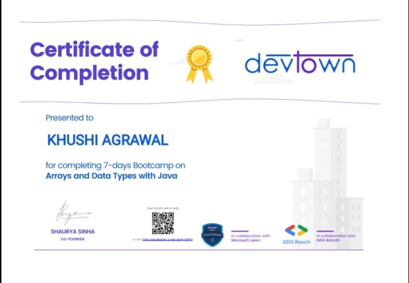 Khushi Agrawal on LinkedIn: #javaprogramming #java #google #micorsoft #dsa Khushi Agrawal on LinkedIn: #javaprogramming #java #google #micorsoft #dsa