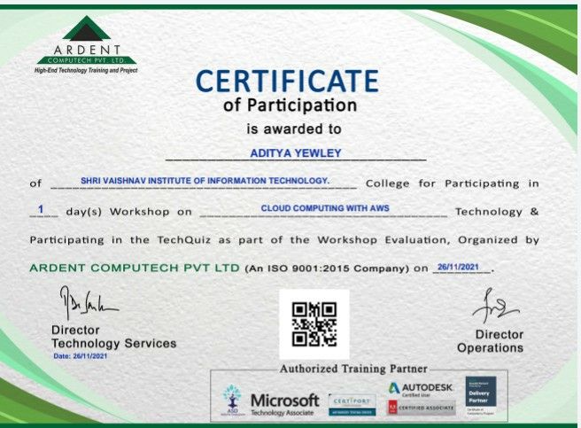 Aditya Yewley on LinkedIn: cloud computing with aws.🔥🙌 Aditya Yewley on LinkedIn: cloud computing with aws.🔥🙌