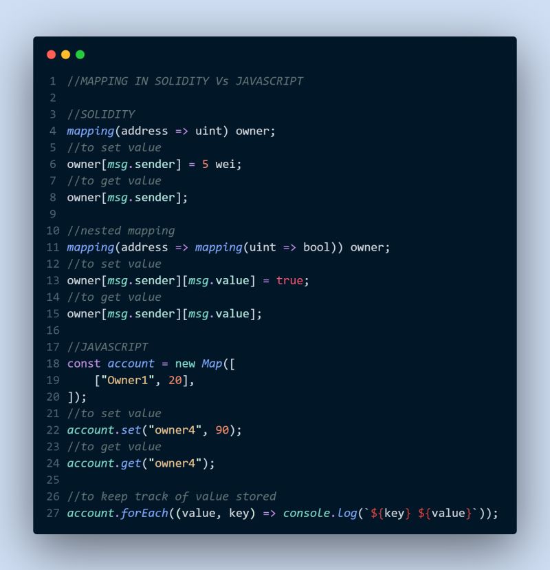 Obinna Duru on LinkedIn: Comparing Mapping between Solidity and ... Obinna Duru on LinkedIn: Comparing Mapping between Solidity and ...