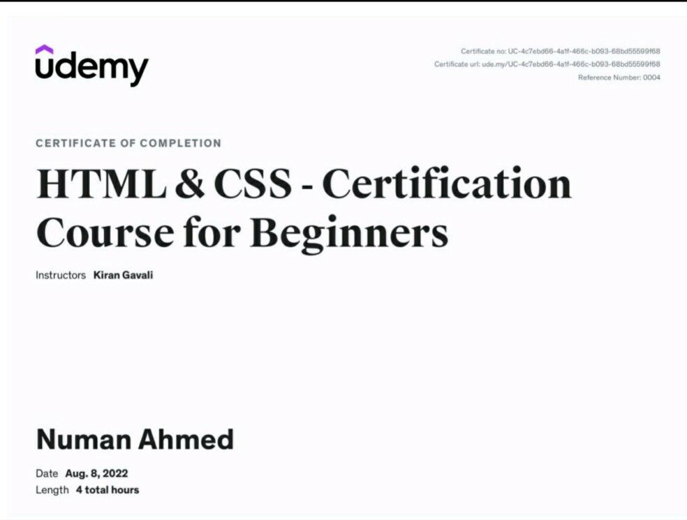 Numan Ahmed on LinkedIn: #html #css Numan Ahmed on LinkedIn: #html #css
