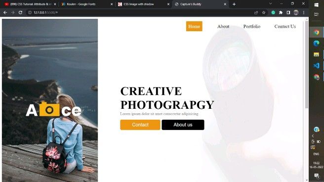 made a landing page using HTML5 and CSS | Vivek Sahu made a landing page using HTML5 and CSS | Vivek Sahu