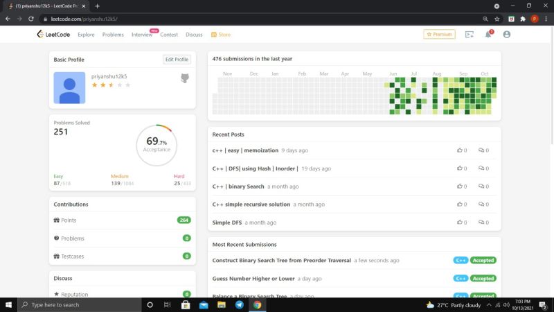 Priyanshu Mahato on LinkedIn: #dsa #leetcode Priyanshu Mahato on LinkedIn: #dsa #leetcode