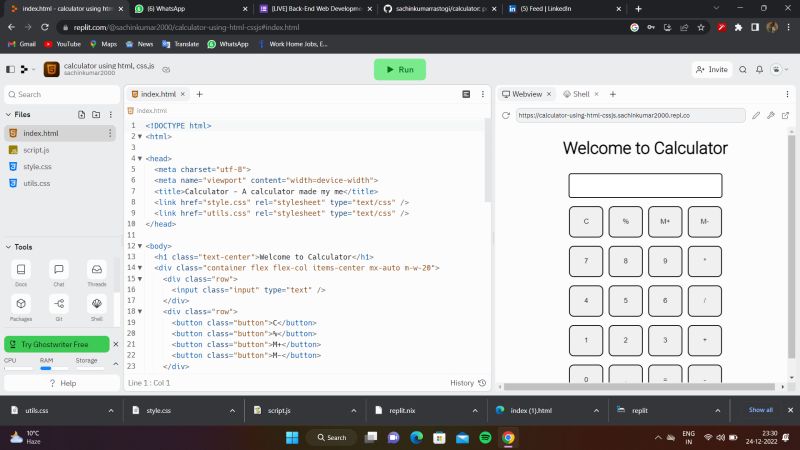 Sachin Kumar on LinkedIn: #projectoncalculator #html #css #js # ... Sachin Kumar on LinkedIn: #projectoncalculator #html #css #js # ...