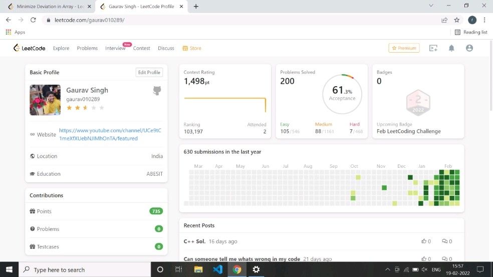 Gaurav Singh on LinkedIn: #dsa #problemsolving #leetcode Gaurav Singh on LinkedIn: #dsa #problemsolving #leetcode