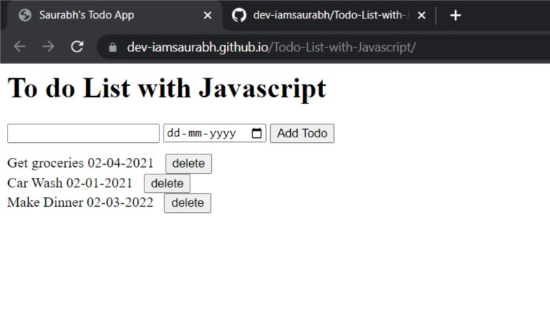Saurabh Kr. on LinkedIn: #javascript #learning #html #github Saurabh Kr. on LinkedIn: #javascript #learning #html #github