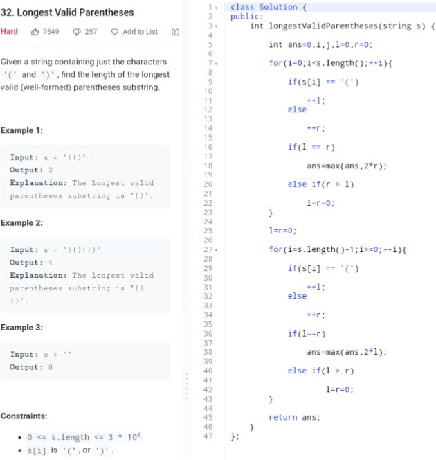 Jagruth Vasa on LinkedIn: #100daysofcode #leetcode #cpp #stack Jagruth Vasa on LinkedIn: #100daysofcode #leetcode #cpp #stack