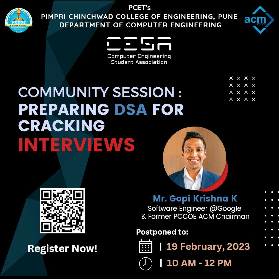 PCCOE ACM Student Chapter on LinkedIn: #pccoe #pccoeacm #cesa #acmindia ... PCCOE ACM Student Chapter on LinkedIn: #pccoe #pccoeacm #cesa #acmindia ...