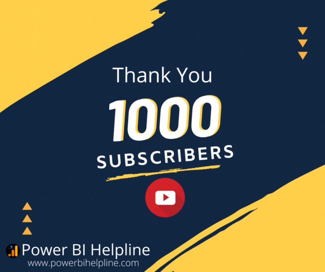 #thankyou #powerbi #enthusiasts #youtube #subscribers… | Ameer Suhel Khan #thankyou #powerbi #enthusiasts #youtube #subscribers… | Ameer Suhel Khan