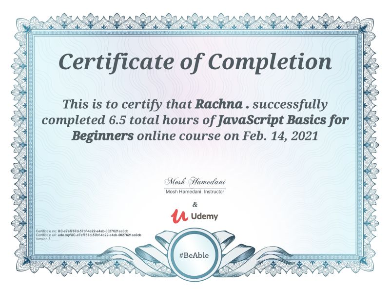 Rachna .. on LinkedIn: #udemycourses #javascript Rachna .. on LinkedIn: #udemycourses #javascript