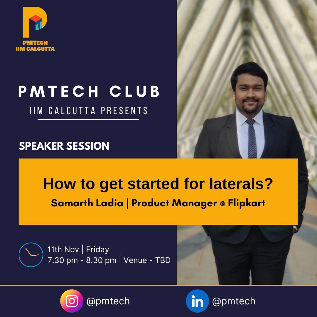 Product Management & Technology Club - IIM Calcutta on LinkedIn: With ... Product Management & Technology Club - IIM Calcutta on LinkedIn: With ...