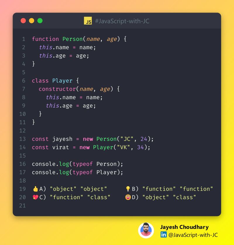 Jayesh Choudhary on LinkedIn: #javascriptdaily #javascript #developer # ... Jayesh Choudhary on LinkedIn: #javascriptdaily #javascript #developer # ...