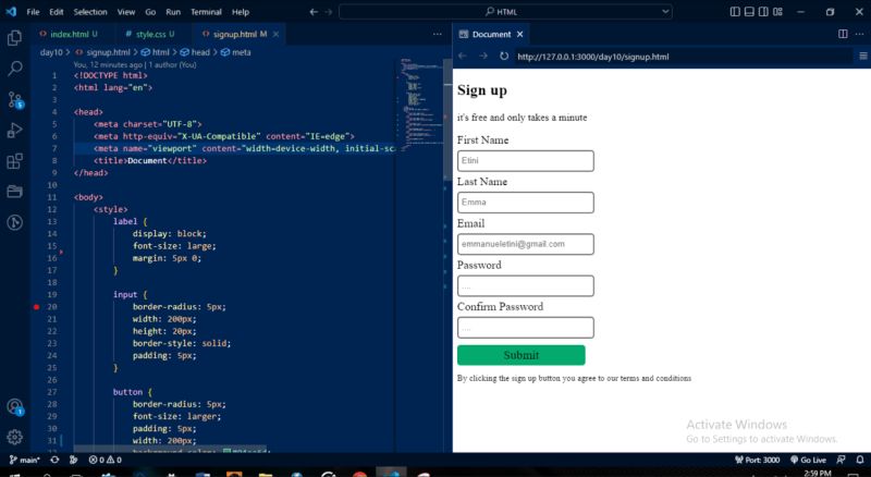 Emmanuel Etini on LinkedIn: #css #github #html #30daysofcode Emmanuel Etini on LinkedIn: #css #github #html #30daysofcode