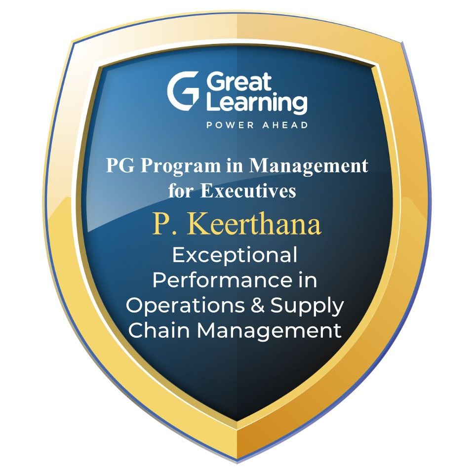 Keerthanaa Prabhakaran on LinkedIn: #greatlearning #pgpmex Keerthanaa Prabhakaran on LinkedIn: #greatlearning #pgpmex