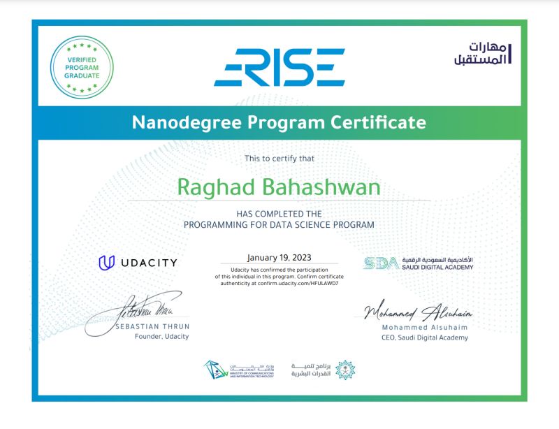 Raghad Bahashwan on LinkedIn: #udacity #datascience #sql #python #git Raghad Bahashwan on LinkedIn: #udacity #datascience #sql #python #git
