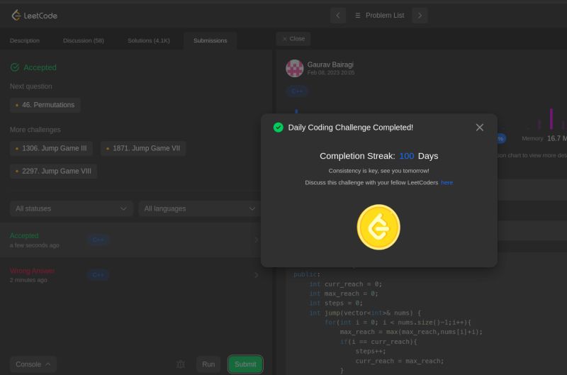 Gaurav Bairagi on LinkedIn: #100daysofcode #365daysofcode #coding Gaurav Bairagi on LinkedIn: #100daysofcode #365daysofcode #coding