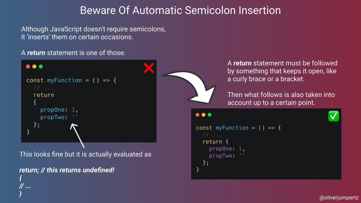 Oliver Jumpertz on LinkedIn: 💛 JavaScript explanation 💛 Although ... Oliver Jumpertz on LinkedIn: 💛 JavaScript explanation 💛 Although ...