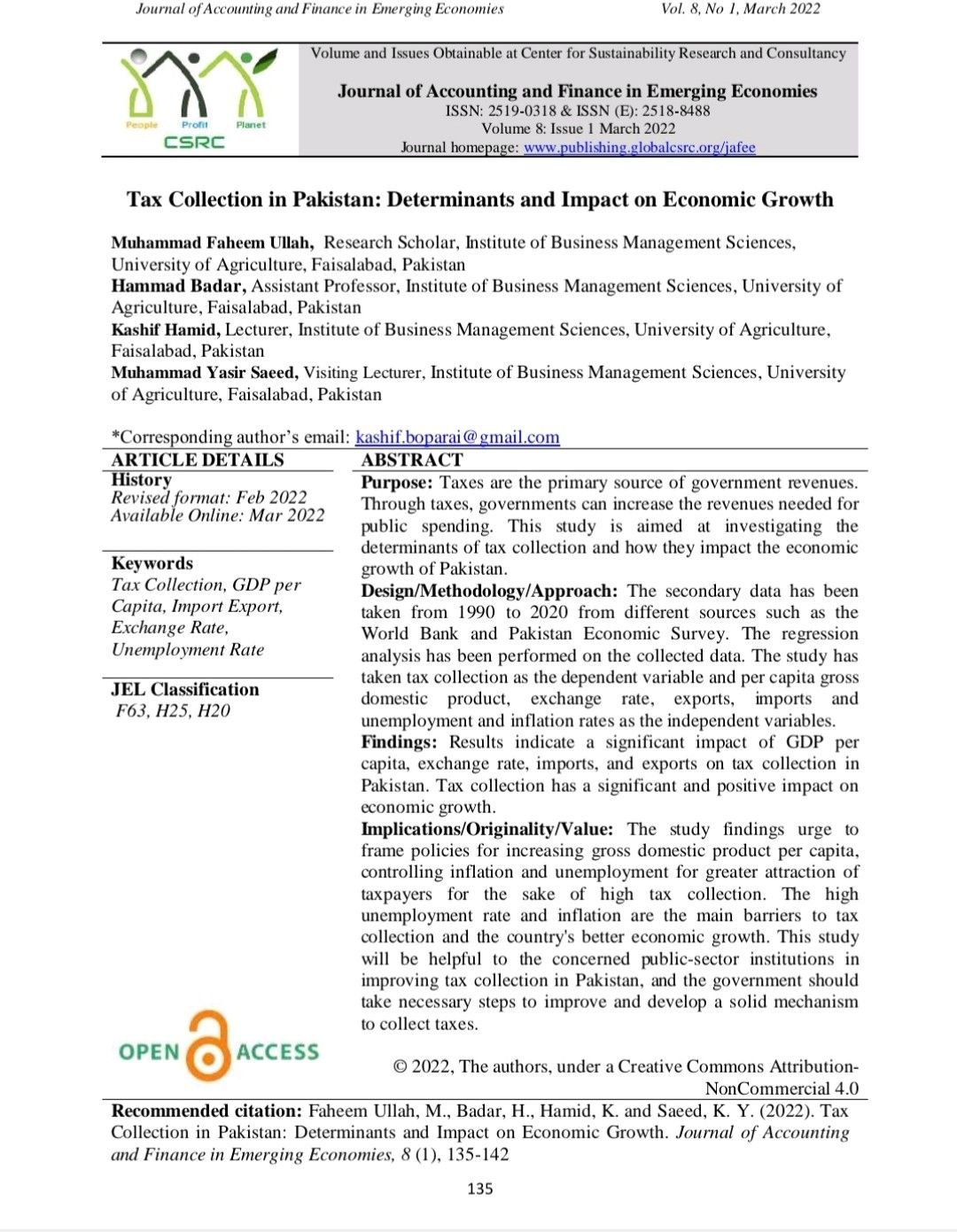 Muhammad Faheem Ullah on LinkedIn: #journal Muhammad Faheem Ullah on LinkedIn: #journal