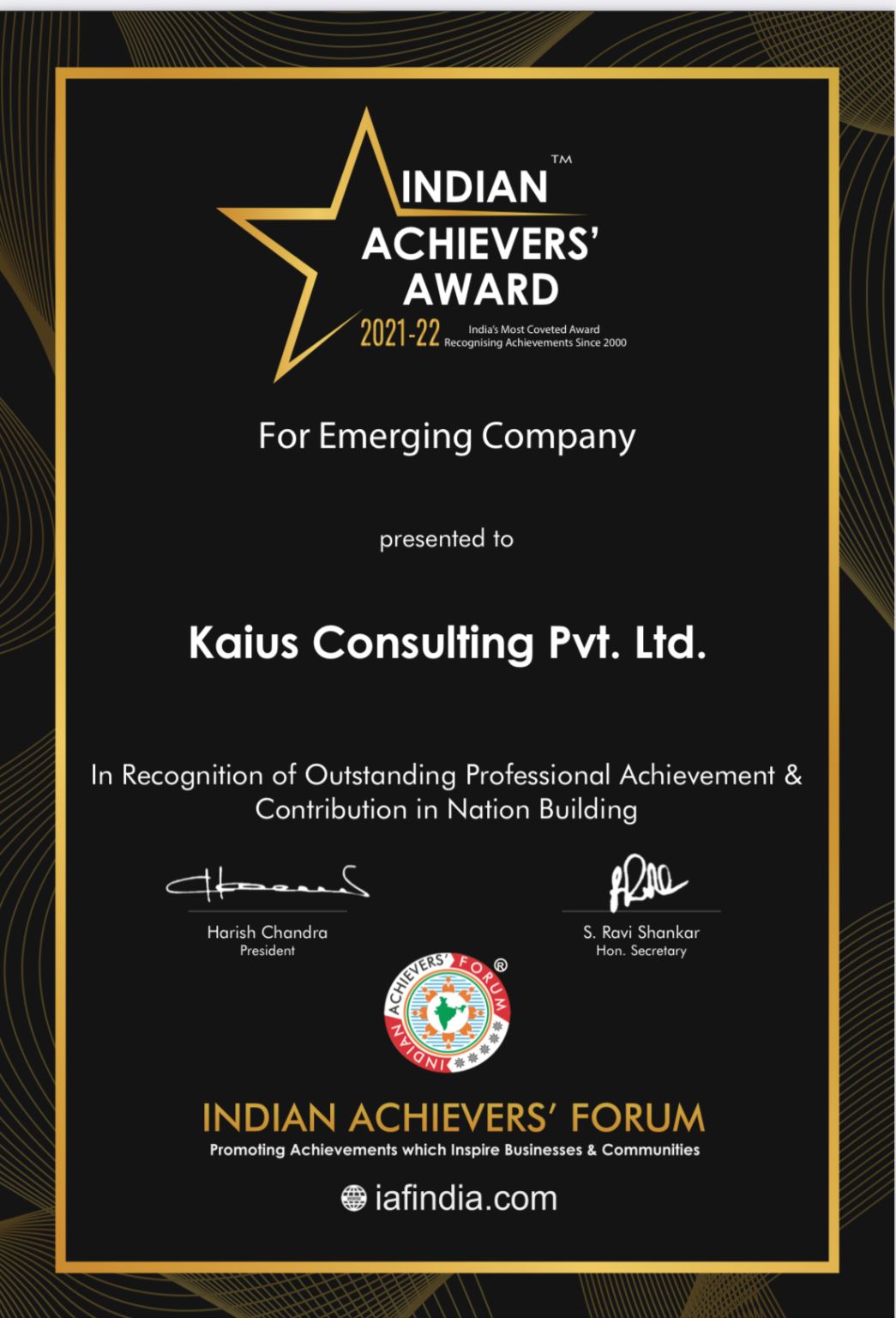 Kushal Gupta on LinkedIn: #awards Kushal Gupta on LinkedIn: #awards