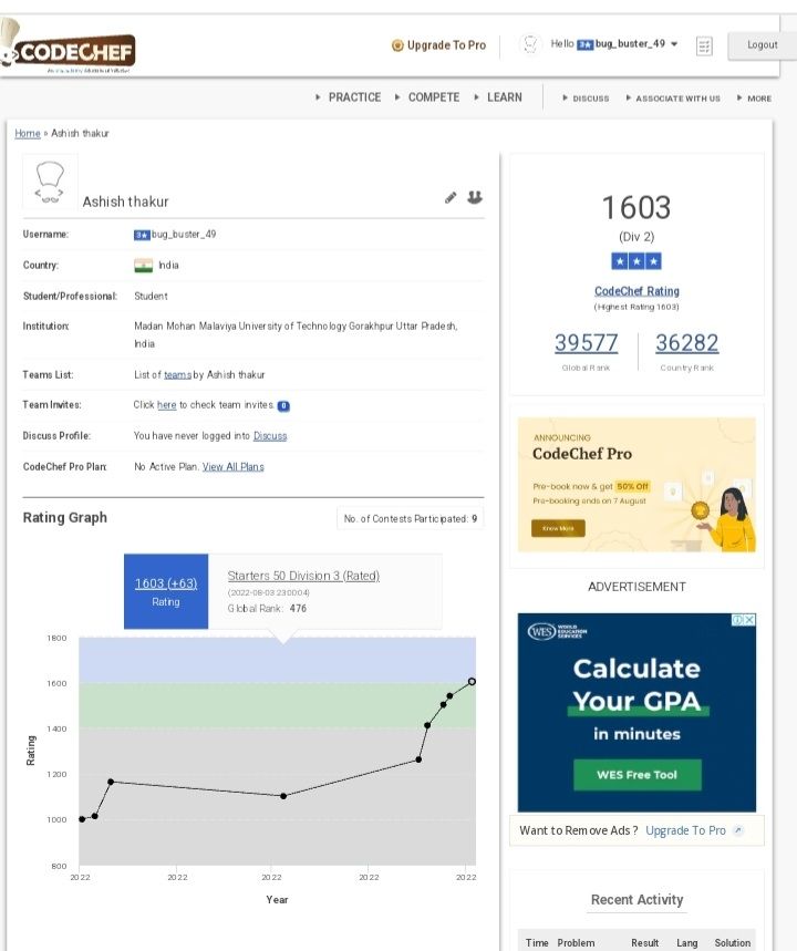 Ashish Thakur on LinkedIn: #codechef #dsa #cpp #competitiveprogramming ... Ashish Thakur on LinkedIn: #codechef #dsa #cpp #competitiveprogramming ...