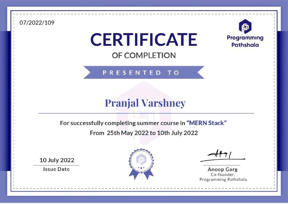 Pranjal Varshney on LinkedIn: #javascript #css #html #react #mernstack ... Pranjal Varshney on LinkedIn: #javascript #css #html #react #mernstack ...