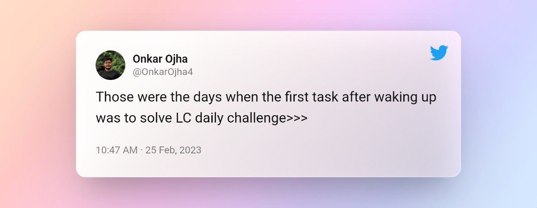 Onkar ojha on LinkedIn: #dsa #leetcode #backend #internship Onkar ojha on LinkedIn: #dsa #leetcode #backend #internship