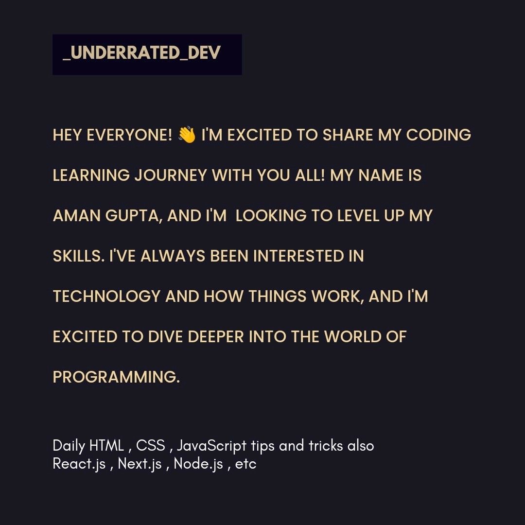 Aman Gupta on LinkedIn: #coding #programmer #developer #codingcommunity ... Aman Gupta on LinkedIn: #coding #programmer #developer #codingcommunity ...