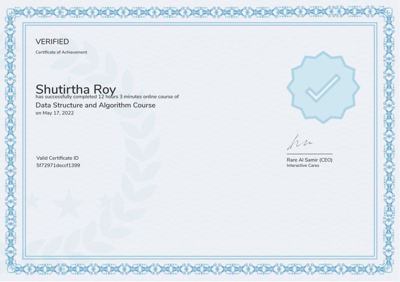 Shutirtha Roy on LinkedIn: Today I have finally completed Data ... Shutirtha Roy on LinkedIn: Today I have finally completed Data ...