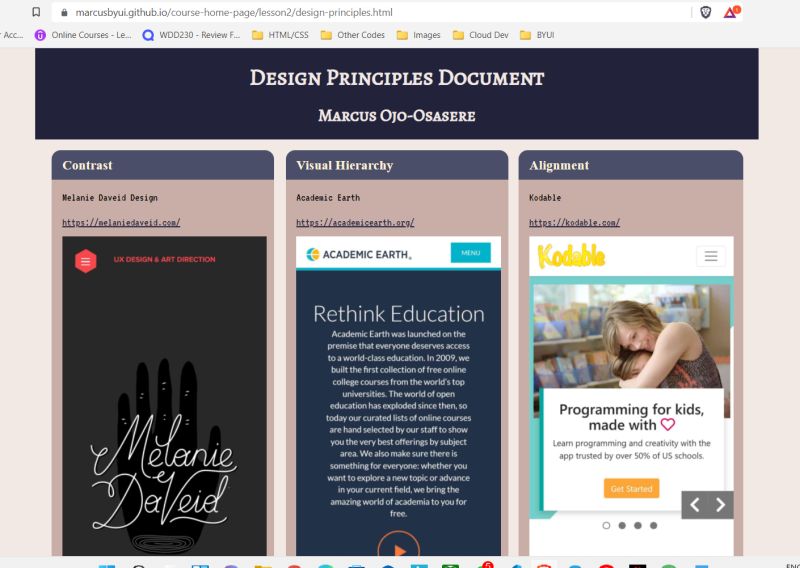 Marcus Ojo-Osasere on LinkedIn: Designing principles from WDD130 class ... Marcus Ojo-Osasere on LinkedIn: Designing principles from WDD130 class ...